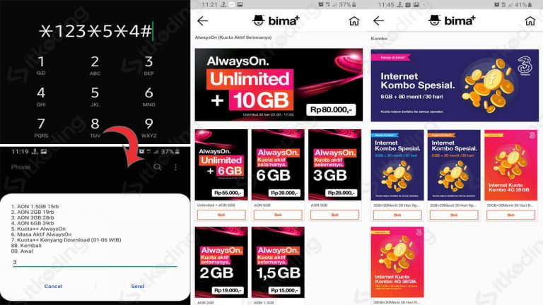 Daftar Harga Paket Internet Tri (3) Kuota & Unlimited 2024