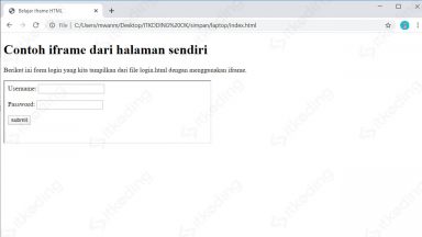 Cara Membuat iframe Pada HTML : Fungsi Tag iframe