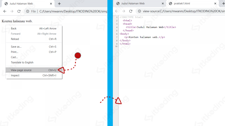 Cara Membuat Struktur Dasar HTML Beserta Penjelasannya