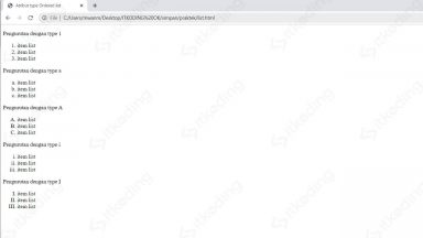 Cara Membuat List pada HTML : Fungsi Tag ol, ul, li
