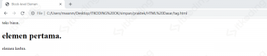 Tag, Atribut dan Elemen pada HTML (Kode HTML Lengkap)