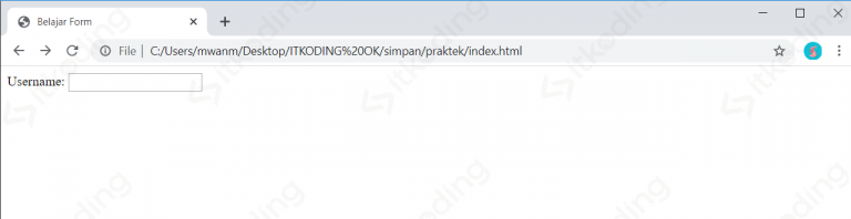 Cara Membuat Form di HTML : Fungsi Tag form, input
