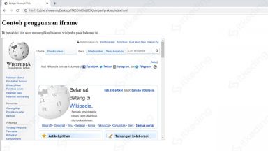 Cara Membuat iframe Pada HTML : Fungsi Tag iframe
