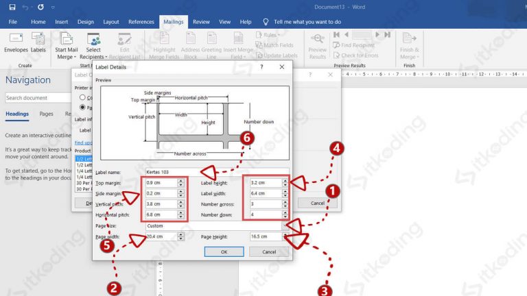 Cara Cepat Membuat dan Print Label Undangan di Word