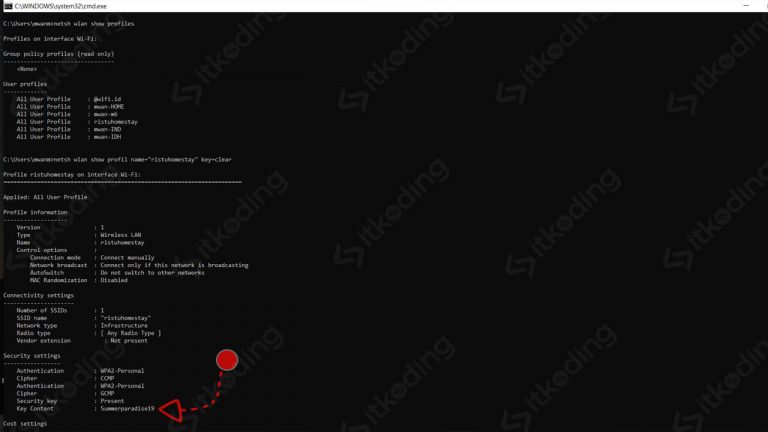 Cara Melihat Password WiFi di Laptop dan PC Windows 10