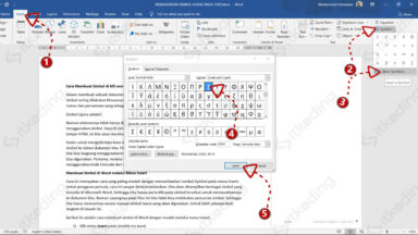 Cara Membuat Simbol di MS Word Lengkap Semua Simbol