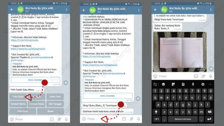 Bot Nulis Telegram: Cara Menggunakan dan Link Terbaru Bot Nulis Telegram: Cara Menggunakan dan Link Terbaru