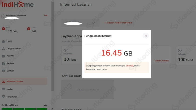 Batas FUP IndiHome 2024 dan Cara Cek FUP/Kuota Terbaru