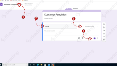 Tutorial Cara Membuat Kuesioner Online di Google Form