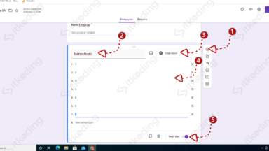 Cara Membuat Absen Online di Google Form Paling Mudah