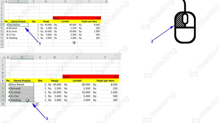 4 Cara Memilih dan Membuat Range di MS Excel