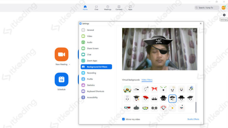 Begini Cara Menggunakan Filter di Zoom HP dan Laptop