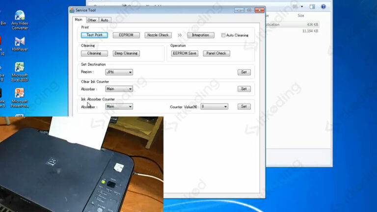 Cara Reset Printer Canon mp287 & Download Resetter Terbaru