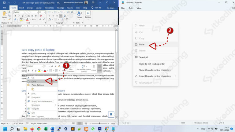 3 Cara Copy Paste di Laptop Paling Mudah untuk Pemula