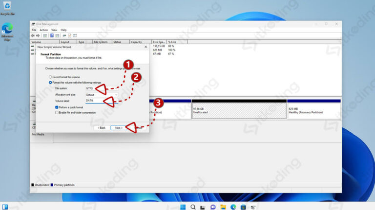 Cara Membagi & Membuat Partisi Hardisk / SSD Windows 11