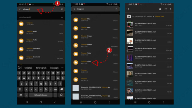 2 Cara Melihat Unduhan di Telegram pada HP Android