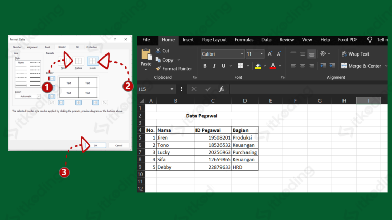 2 Cara Membuat Tabel di Excel untuk Pemula dengan Cepat