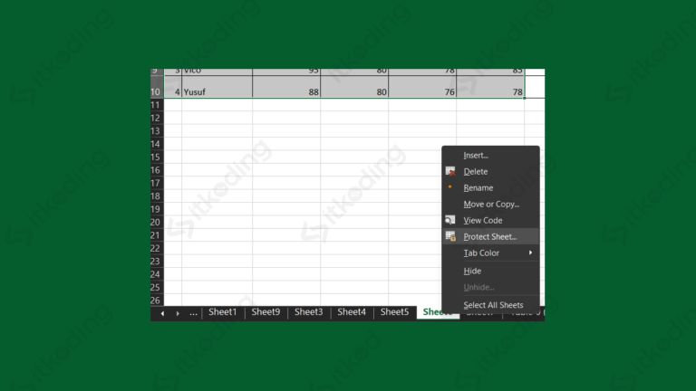 Cara Mudah Mengunci Rumus di Excel Cara Mudah Mengunci Rumus di Excel