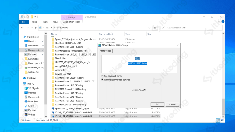Driver Printer Epson L5290 Terbaru untuk Windows