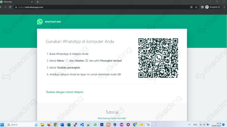 Cara Login di WA Web (Whatsapp) yang Benar dan Aman