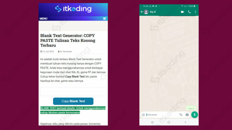 Blank Text Generator: COPY PASTE Tulisan Teks Kosong Terbaru