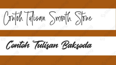 6 Font Huruf Sambung Keren untuk Desain dan Tulisan