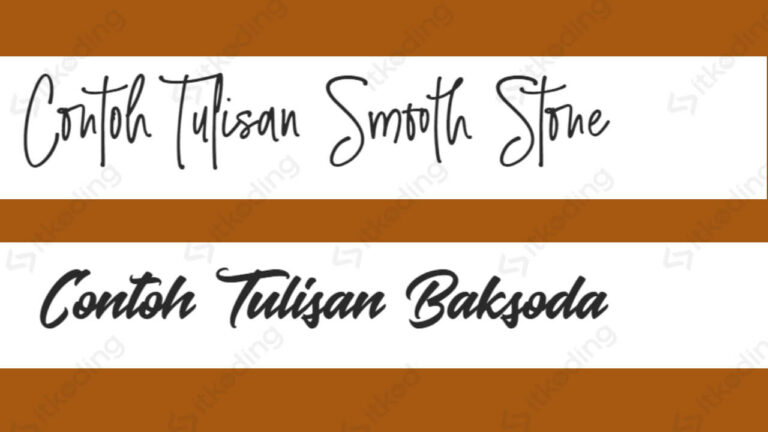 6 Font Huruf Sambung Keren untuk Desain dan Tulisan