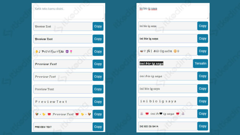 Font Instagram : Aesthetic & Keren Untuk Nama, Bio, Story