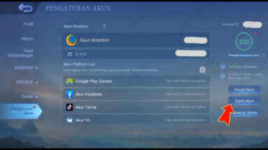 Cara Keluar Dari Akun ML (Logout Akun) Di HP