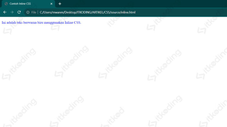 Penulisan CSS: Cara Menambahkan dan Memanggil CSS di HTML