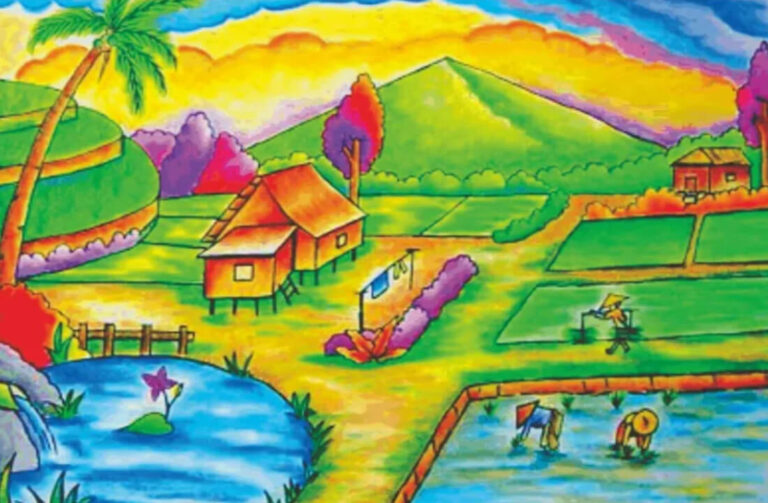 50 Contoh Gambar Pemandangan Alam Indah, Simple dan Mudah