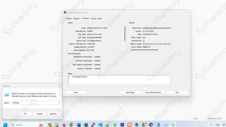 7 Cara Cek VGA Laptop yang Gampang Untuk Pemula