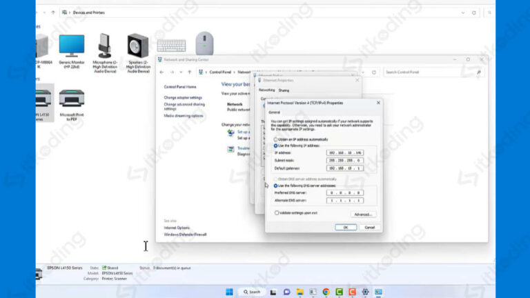 Cara Sharing Printer Windows 11 Yang Benar