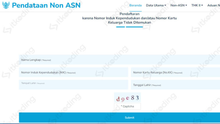 Cara Cek Data Non ASN: Sudah Terdaftar di BKN atau Belum