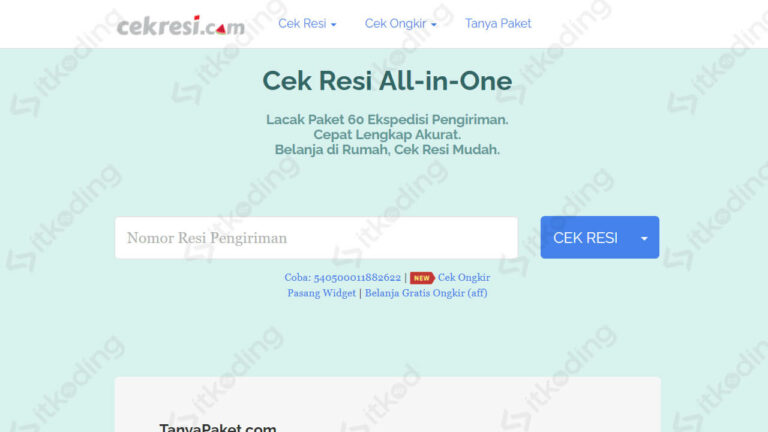 6 Cara Cek Resi J&T (jnt Paket, Express, Cargo) Lengkap