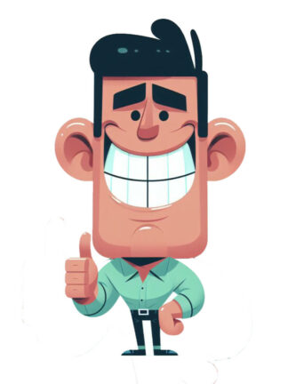 25 Gambar Karikatur Mudah Ditiru yang Lucu dan Keren