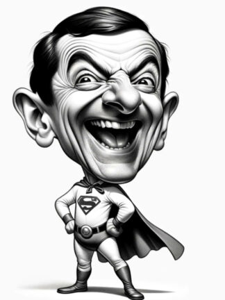 25 Gambar Karikatur Mudah Ditiru yang Lucu dan Keren