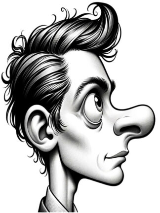 25 Gambar Karikatur Mudah Ditiru yang Lucu dan Keren