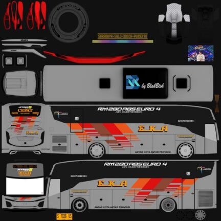 12 Livery dan Mod Bussid JB5 (Jetbus 5) Terbaru