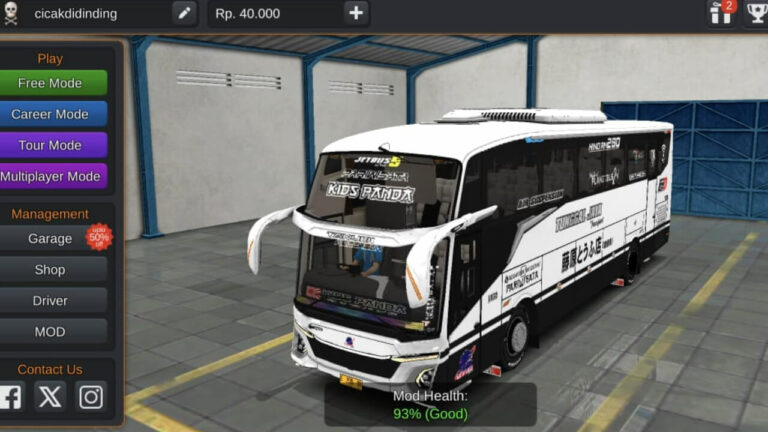 12 Livery dan Mod Bussid JB5 (Jetbus 5) Terbaru