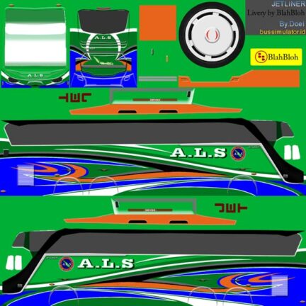 18 Livery Bussid Als HD Dan Shd Jernih, Terbaru!