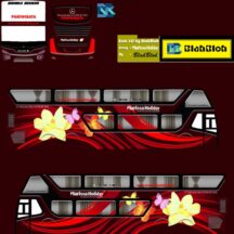 45 Livery BUSSID Bimasena SDD (Double Decker) Jernih Terlengkap