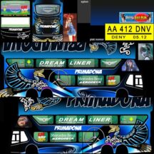 45 Livery BUSSID Bimasena SDD (Double Decker) Jernih Terlengkap