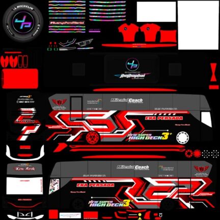 MOD Bussid Corong Atas Terbaru dan Livery Lengkap