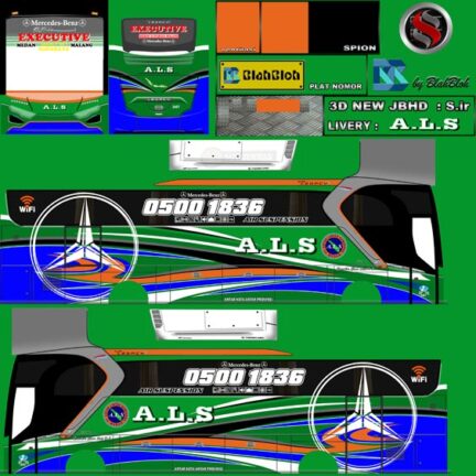 18 Livery Bussid Als HD Dan Shd Jernih, Terbaru!