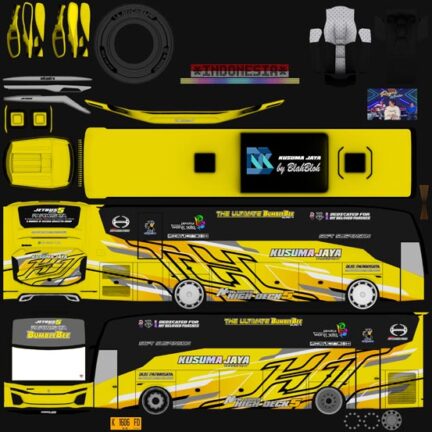 12 Livery dan Mod Bussid JB5 (Jetbus 5) Terbaru