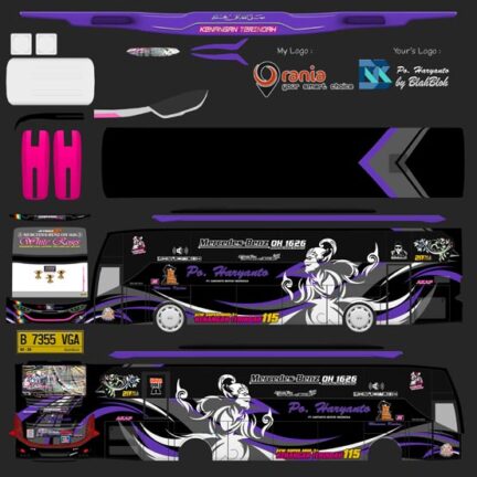 26 Livery BUSSID Sadewa SHD JB3 Jernih dan Keren