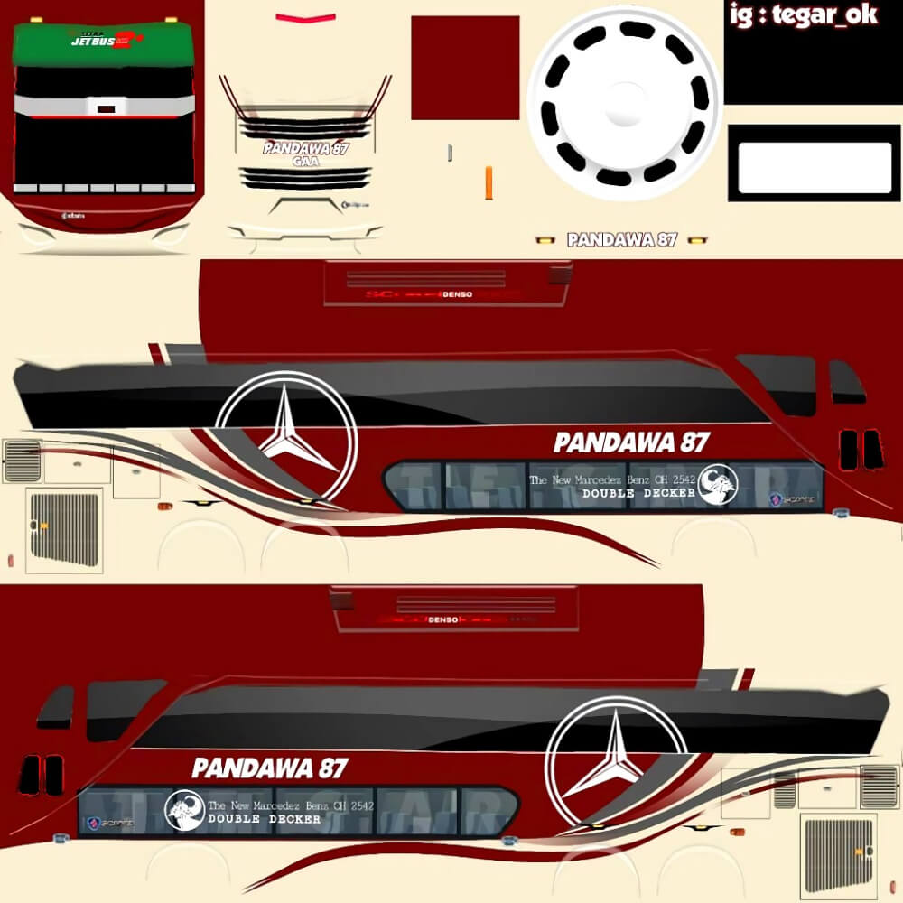 500+ Livery BUSSID HD, SHD, XHD Jernih Download PNG