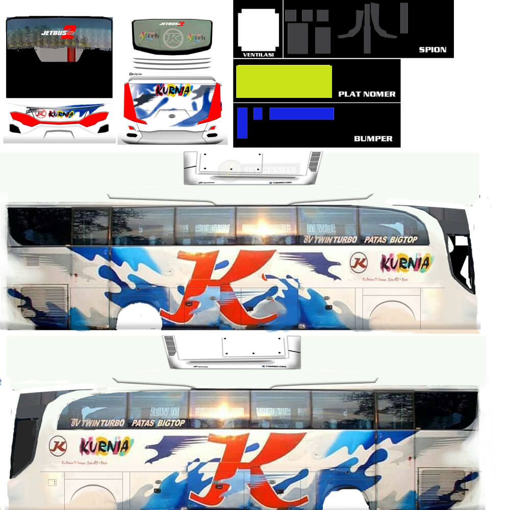 500+ Livery BUSSID HD, SHD, XHD Jernih Download PNG