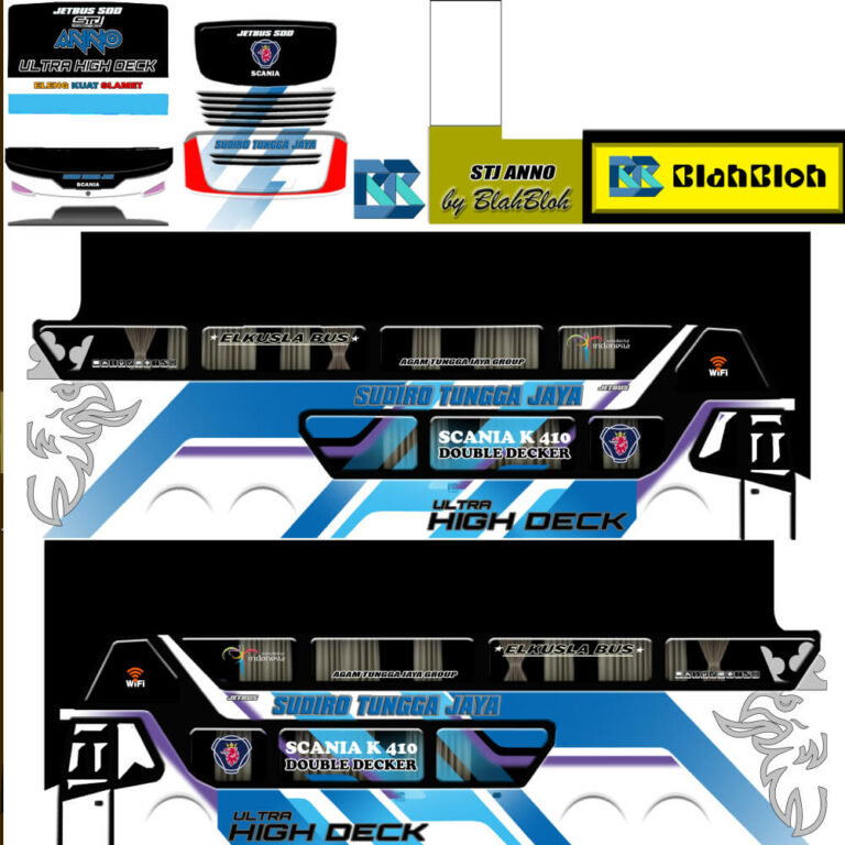 500+ Livery BUSSID HD, SHD, XHD Jernih Download PNG